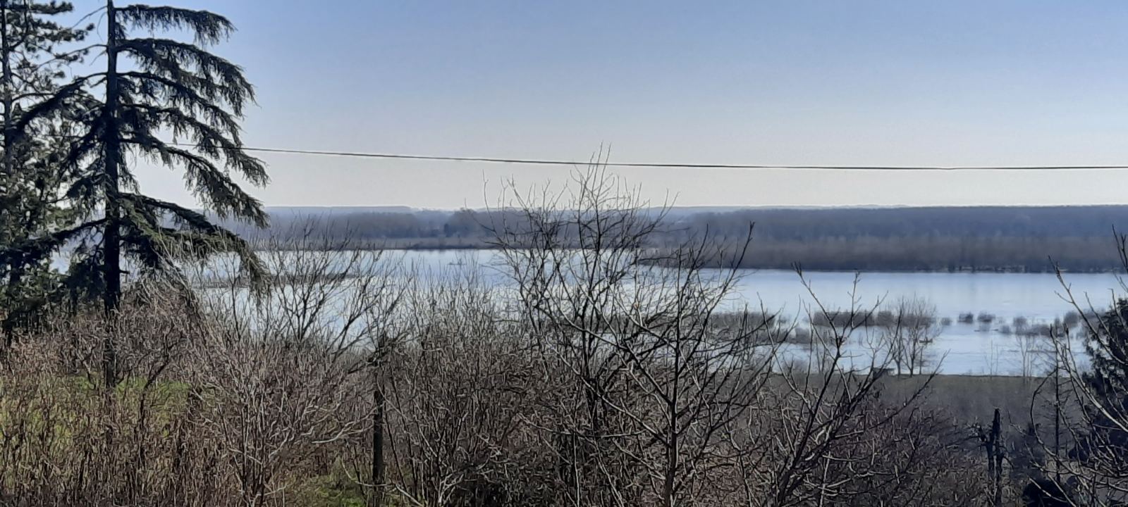 Plot with a view of the Danube-Belegis (Serbia, Stara Pazova, Belegis ...