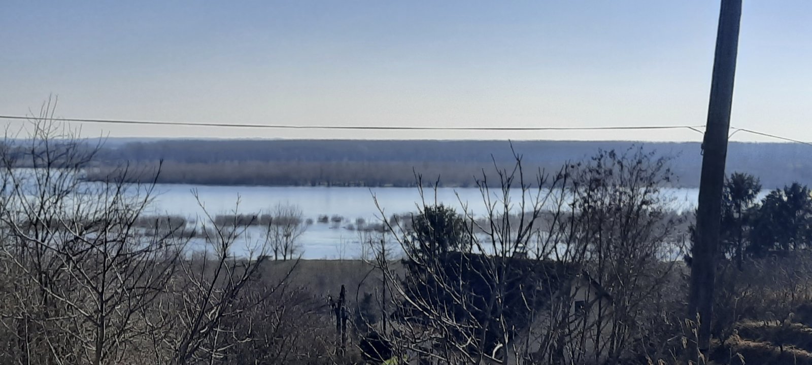Plot with a view of the Danube-Belegis (Serbia, Stara Pazova, Belegis ...
