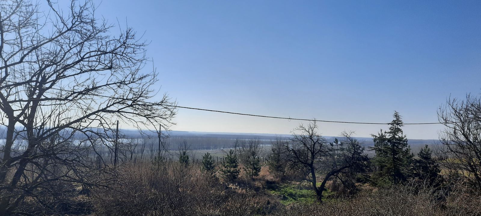 Plot with a view of the Danube-Belegis (Serbia, Stara Pazova, Belegis ...