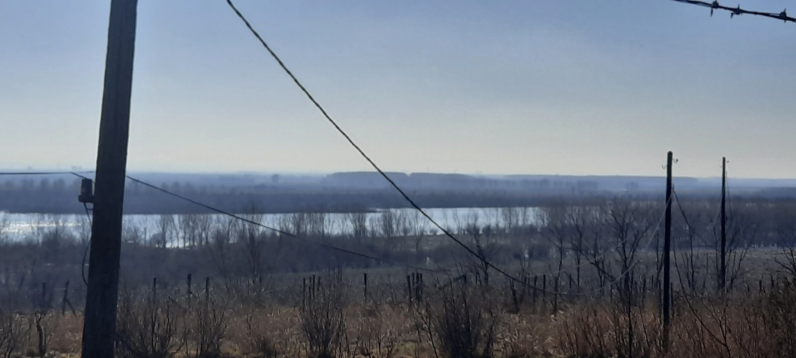 Plot with a view of the Danube-Belegis (Serbia, Stara Pazova, Belegis ...